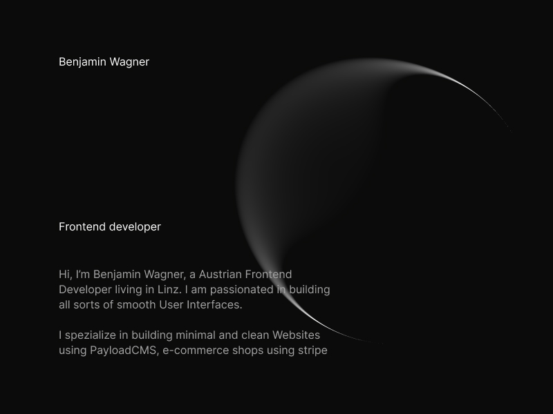 Benjamin Wagner :: Frontend Developer